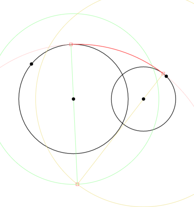 Curved Circles Tangent | Dave's Blog