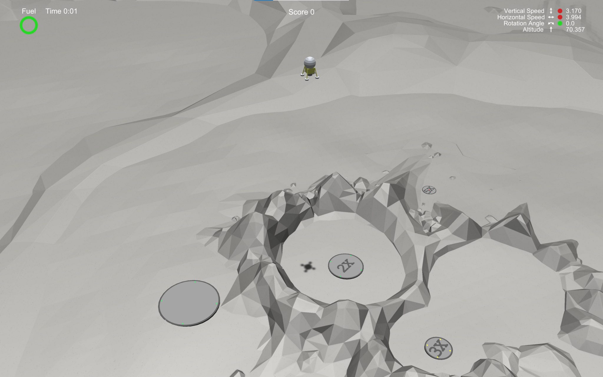 3D “Lunar” Lander Game! – David Rector